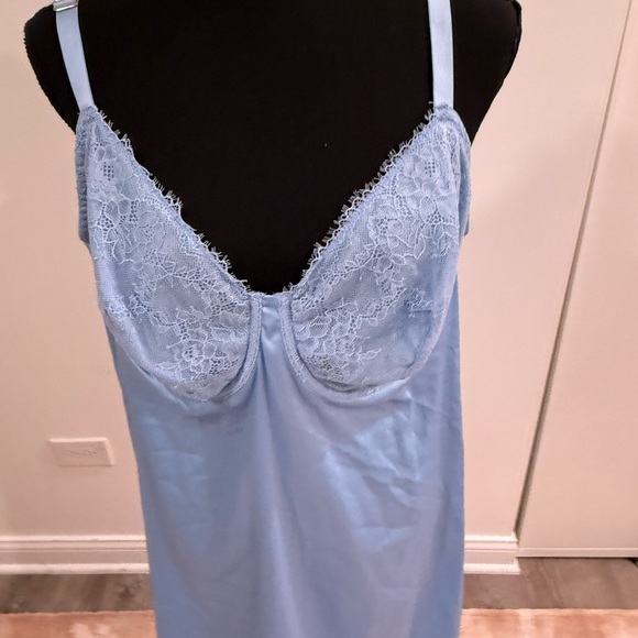 Target | Intimates & Sleepwear | Target Light Blue Lace Chemise | Poshmark